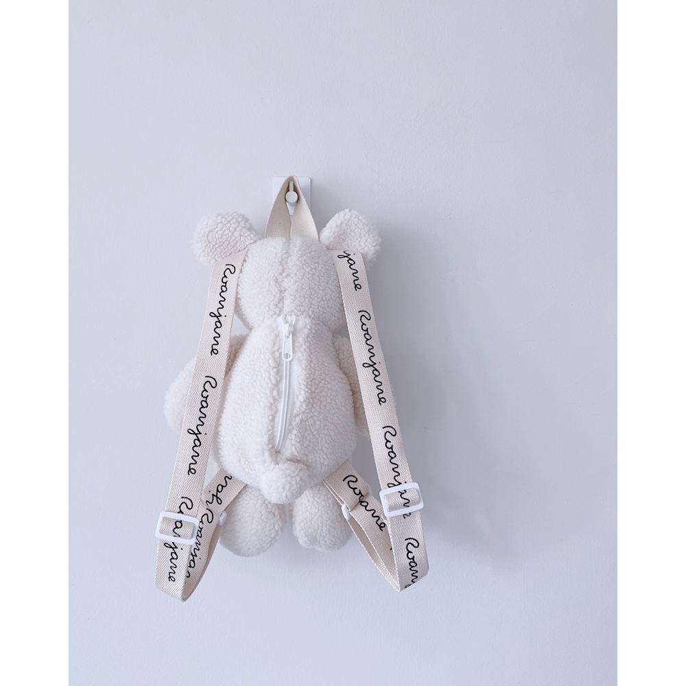 韓國專櫃 Roa&Jane LOGO奶油小熊後背包