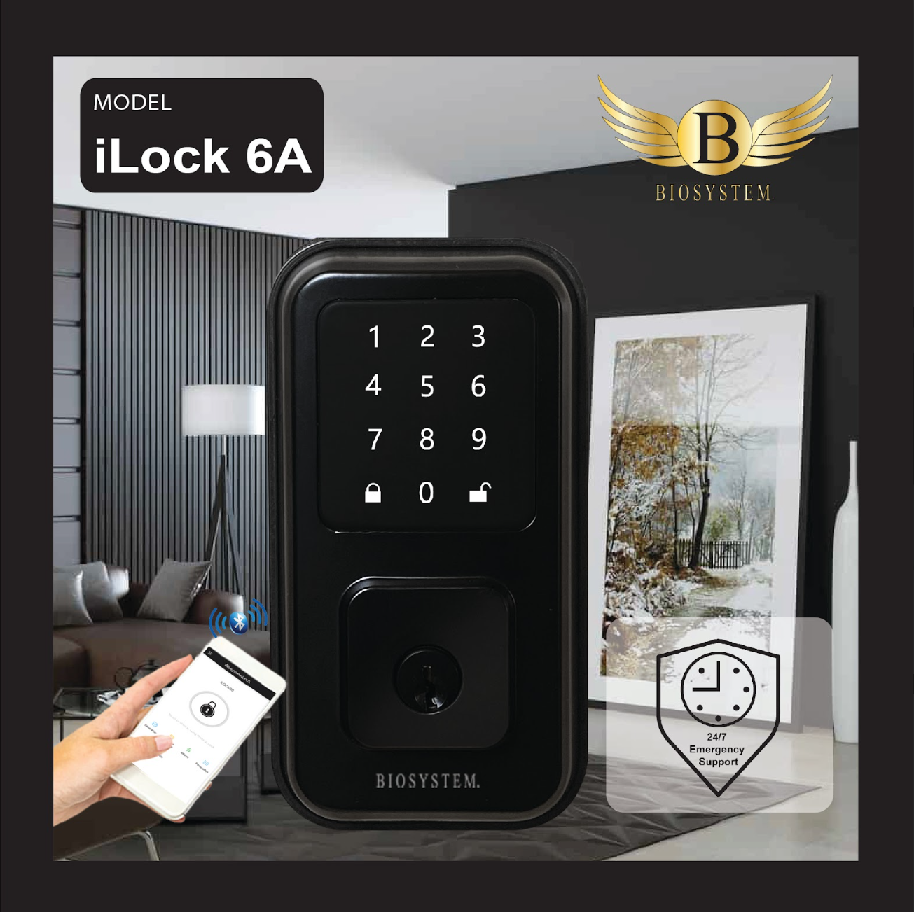 Biosystem iLock 6 series Digital Door Lock [Evergreen Stationery]-Smart-Living