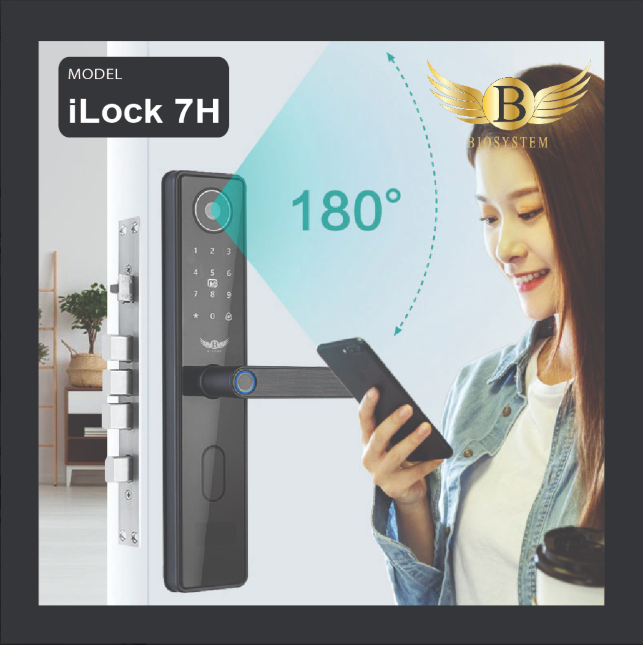 Biosystem iLock 7 series Digital Door Lock-Smart-Living