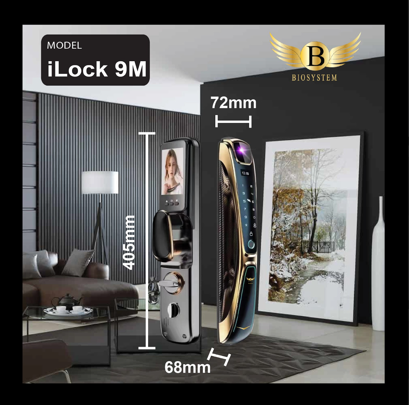 Biosystem iLock 9 series Digital Door Lock-Smart-Living