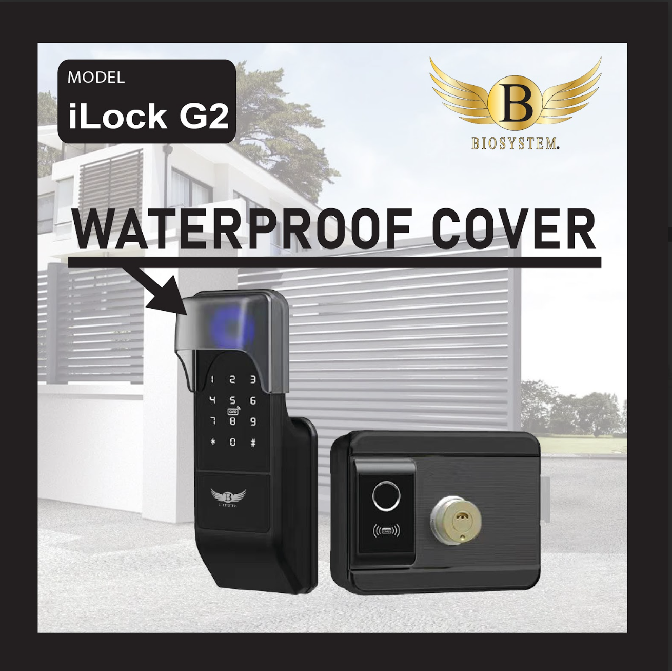 Biosystem iLock Gate series Digital Door Lock-Smart-Living
