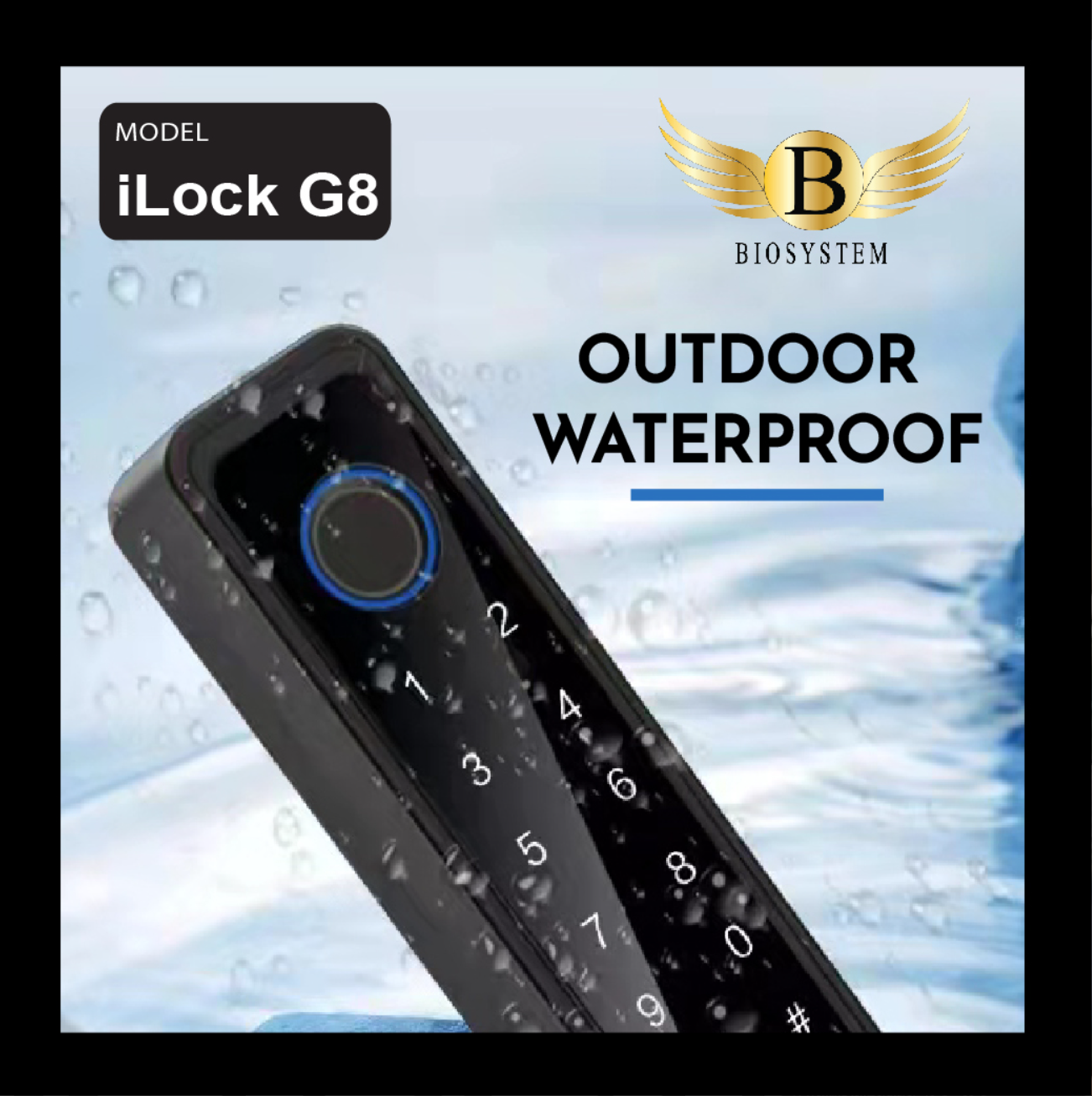 Biosystem iLock Gate series Digital Door Lock-Smart-Living