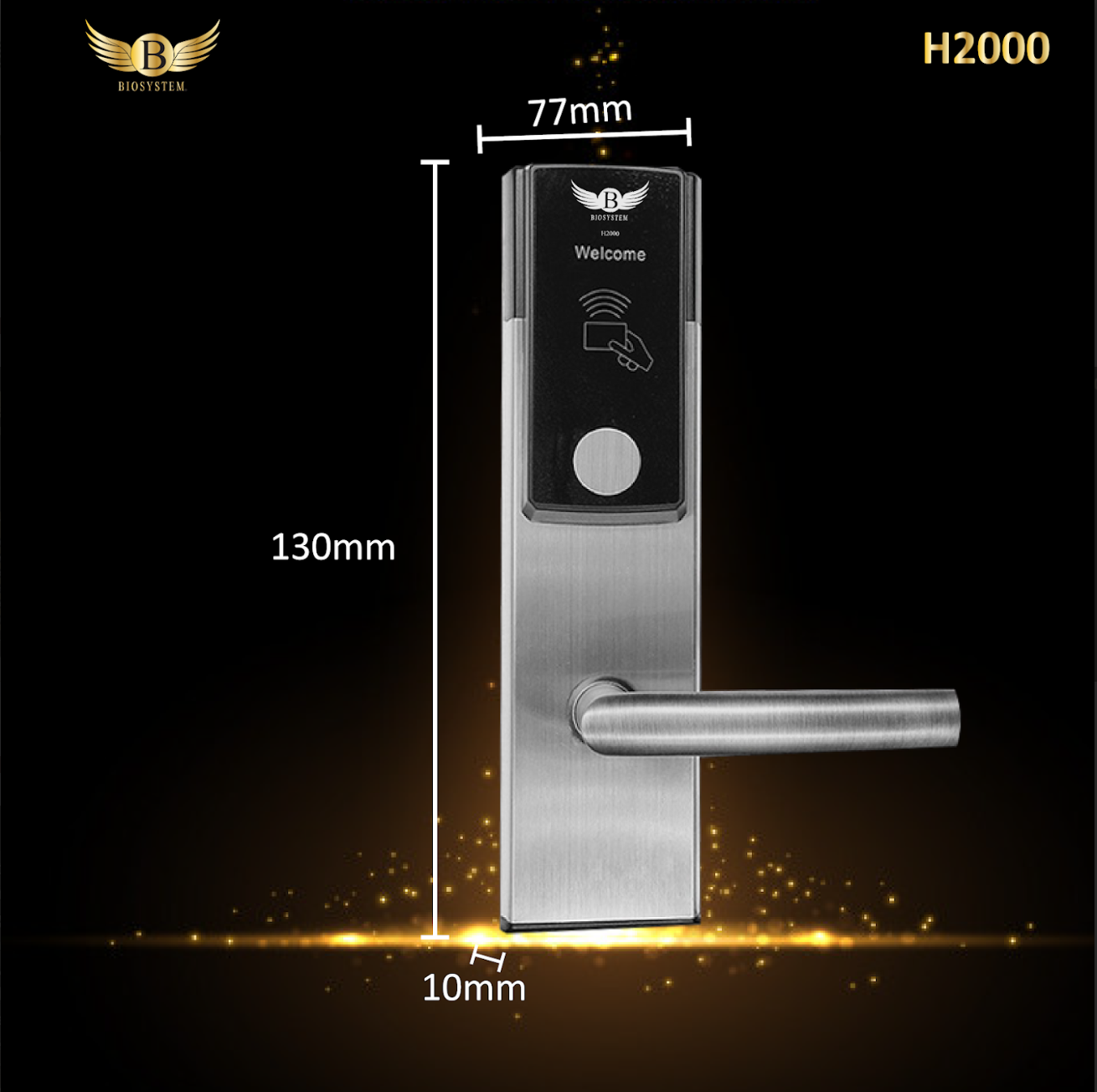 Biosystem iLock Hotel series Digital Door Lock-Smart-Living